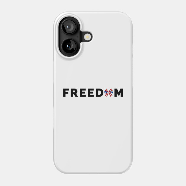 Charlie Kirk - Freedom - Freedom - Phone Case | TeePublic