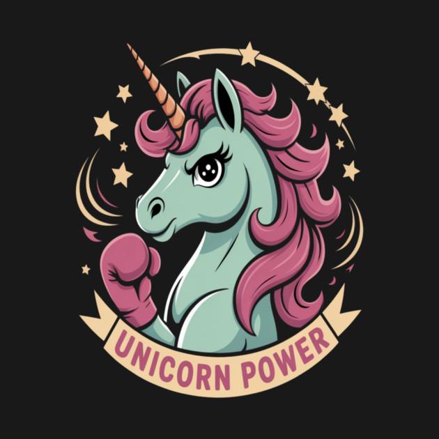 Cool unicorn face BOXING - Cool Unicorn Face Boxing - T-Shirt | TeePublic