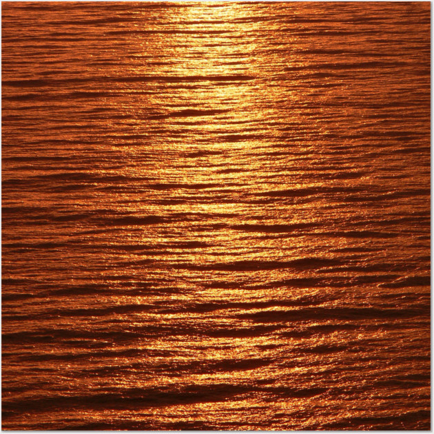 copper sunset at sea - Sunset At Sea Copper Color - Posters and Art ...