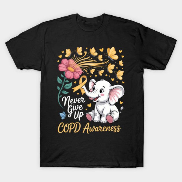 Elephant COPD Awareness - COPD Ribbon Gifts - Elephant Copd Awareness ...