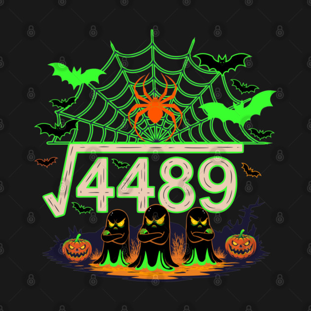 Funny 67 Meme Math Teacher 6 7 Halloween Square Root 4489 - Square Root ...