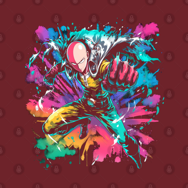 saitama one punch man - One Punch Man - T-Shirt | TeePublic