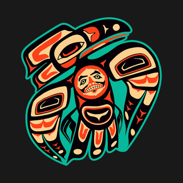 Indigenous People Raven Haida Tribal Art Native American Totem - Native ...