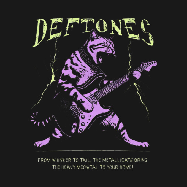 deftones cat - Deftones - T-Shirt | TeePublic