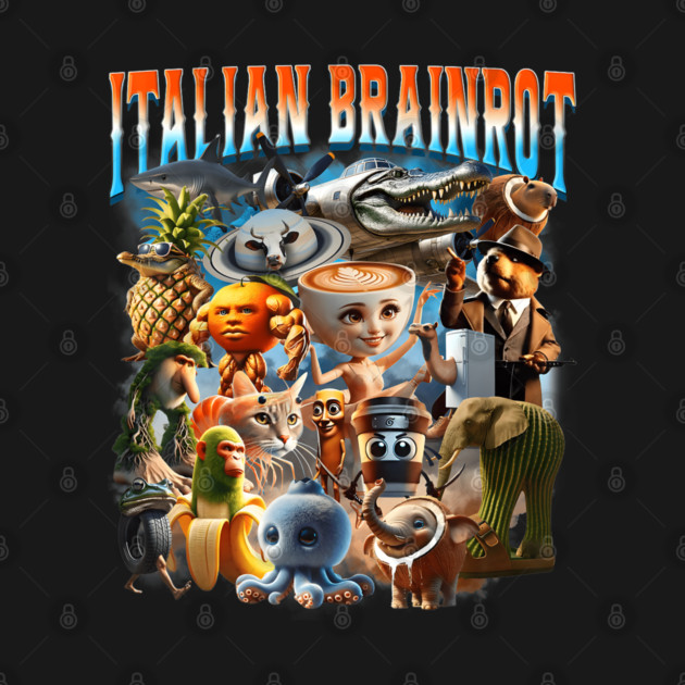 Italian Brainrot Characters Popular Trend Gen Z - Brainrot Characters ...