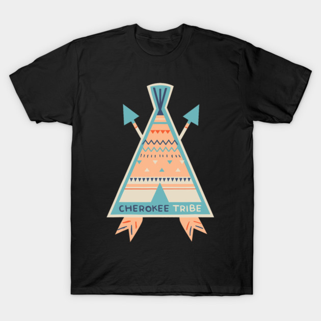 Indigenous People Cherokees Tribe Teepee Tent Wigwams Native American ...