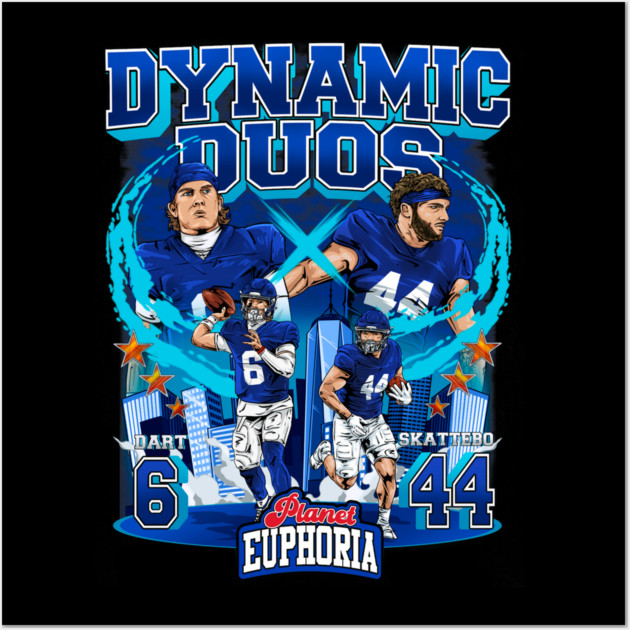 Jaxson Dart & Cam Skattebo Dynamic Duos - Jaxson Dart - Posters and Art ...