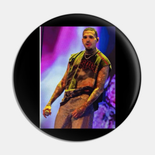 chris brown button pins