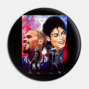 chris brown button pins