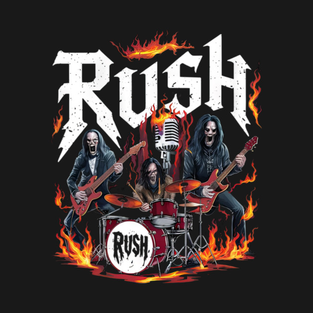 RUSH BAND - Rush Band - T-Shirt | TeePublic