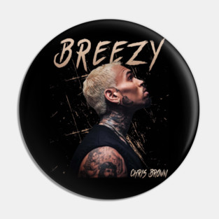 chris brown button pins