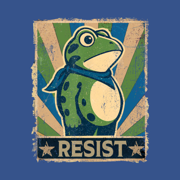 Resist Frog Portland Frog Protest - Resist Frog Portland - T-Shirt ...
