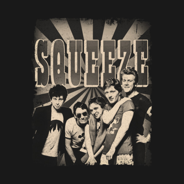 Squeeze Tour Band Logo Album Fan Music Vintage - Squeeze Band - T-Shirt ...