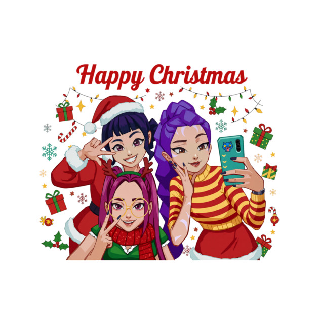 Huntrix Christmas, Kpop Demon Hunters Christmas, Saja Boys Merry Xmas ...