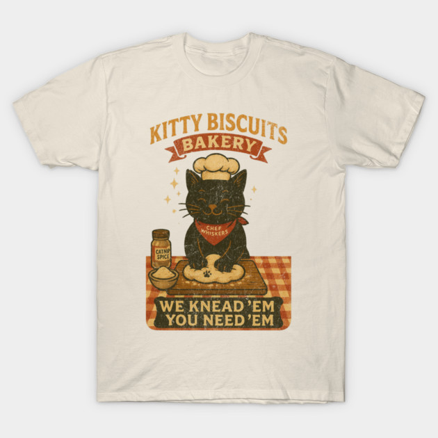KITTY BISCUITS BAKERY cat baking humor, Vintage Cat meme - Kitty ...