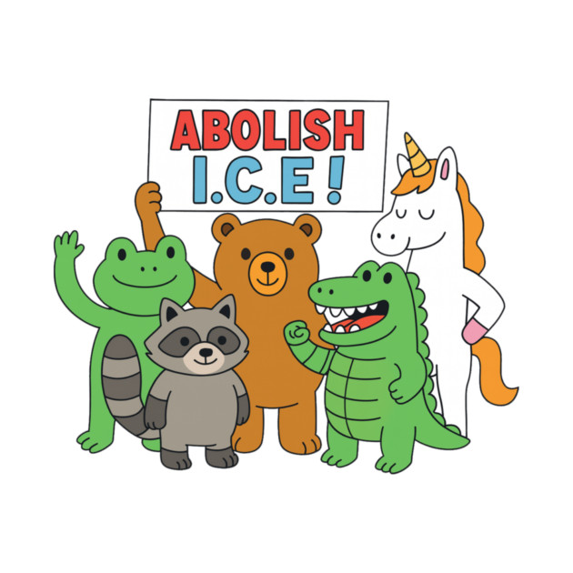 Abolish Ice Animals Portland Frog Anti Trump Protest - Portland Frog ...