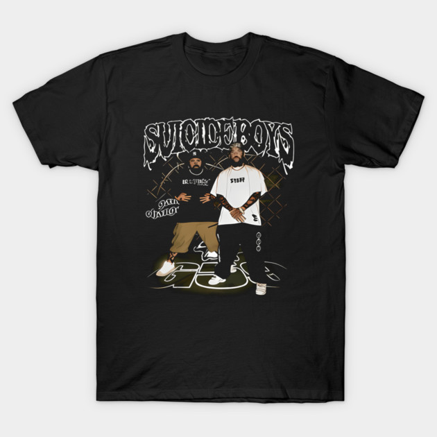 uicideboy Hip Hop Duo Vintage Illustration - Suicideboys - T-Shirt ...
