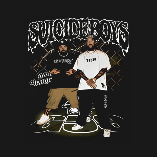 uicideboy Hip Hop Duo Vintage Illustration - Suicideboys - T-Shirt ...