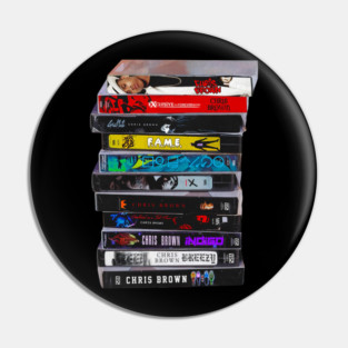 chris brown button pins