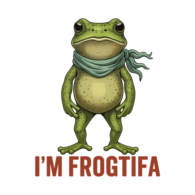 Portland Freedom Frog I'm Frogtifa, Anti-ICE Resistance, Political ...