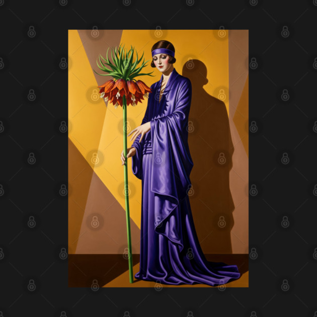 The Inverted Crown - Original Art Deco Artwork - Art Deco - T-Shirt ...