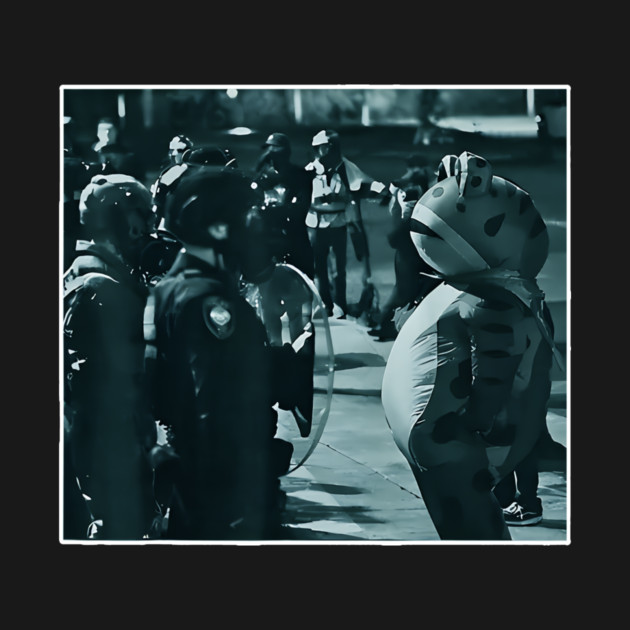 Portland Frog - Portland Frog - T-Shirt | TeePublic