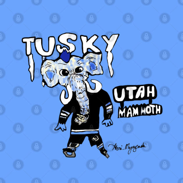 Utah Mammoth mascot Tusky NHL Hockey - Utah Mammoth Mascot Tusky - Mug ...