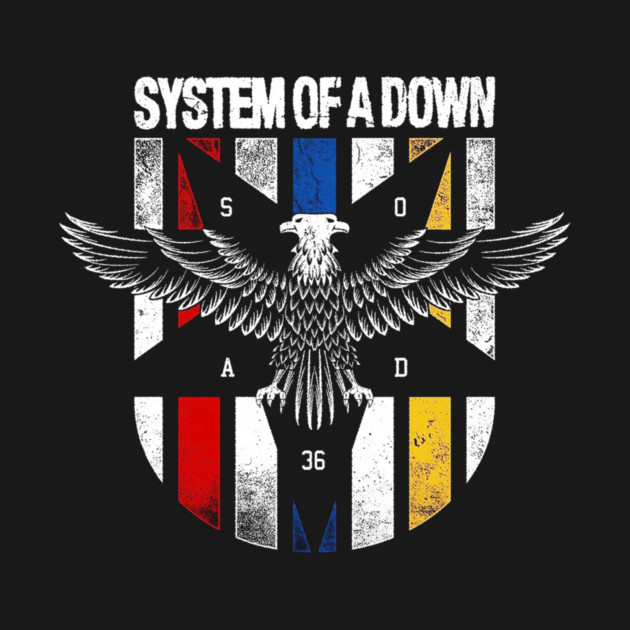 System of a Down SOAD Flag Vintage Band Fan Art Design - System Of A ...