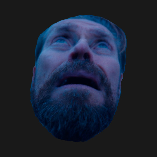 Willem Dafoe looking up meme - Willem Dafoe - T-Shirt | TeePublic