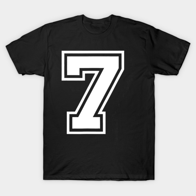 Varsity 7 Number Seven Team Sports - Varsity Number Seven - T-Shirt ...