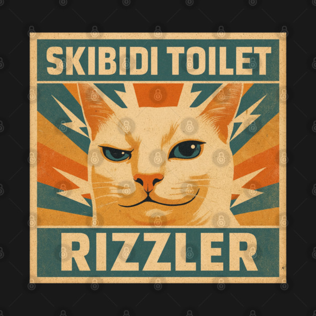 Skibidi Toilet Rizzler Meme Funny Memes Internet Memes GenZ - Cat Art ...