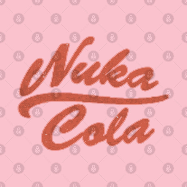 NUKA-COLA - Retro Vintage Text Art (Fallout Video Game Tribute) - Cola ...