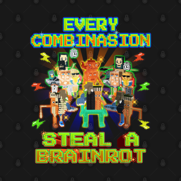 Every Combinasion Brainrot Funny Steal a brainrot for Boys Kids Teens ...