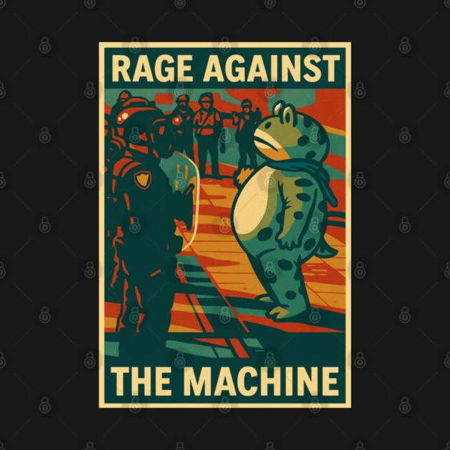 Portland-Frog Protest Rage Against Machine - Portland Frog Resist - T ...