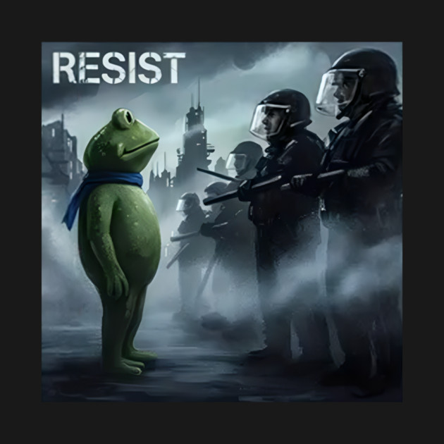 Rage Against The Machine Portland 2025 - Resist Frog, Resist Portland ...