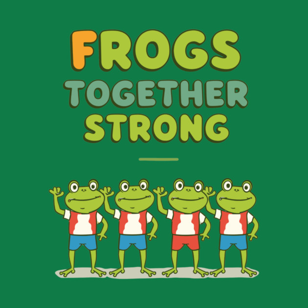 Frogs Together Strong Portland Frog Protest - Frogs Together Strong - T ...