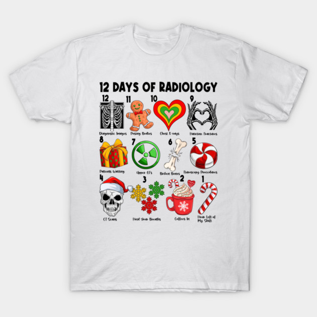 12 Days Of Radiology Xray Tech CT MRI Merry Christmas PJS - Radiology ...