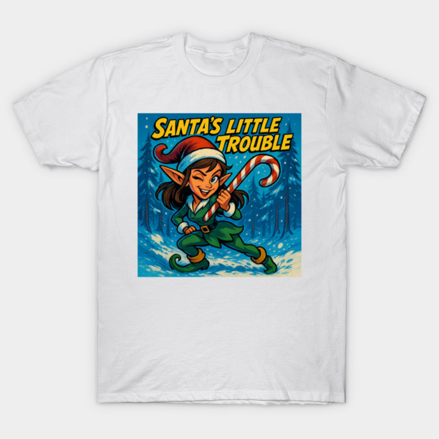 Santa’s Little Trouble – Mischievous Elf Comic Art - Mischievous ...