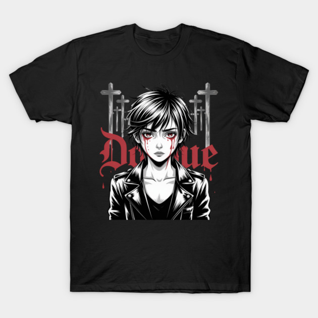 Anime Goth Grunge Demon Girl - Anime Goth Grunge Demon Girl - T-Shirt ...