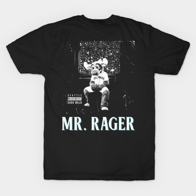 Sodo Mojo, Moose-ster Rager, Mariners X Cudi “Mr. Rager double-sided ...