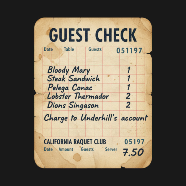 FLETCH - UNDERHILL'S CHECK - Chevy Chase - T-Shirt | TeePublic