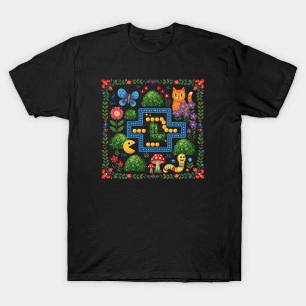 Retro 80s PC games, vintage games 80s tshirt, garden style - Retro ...
