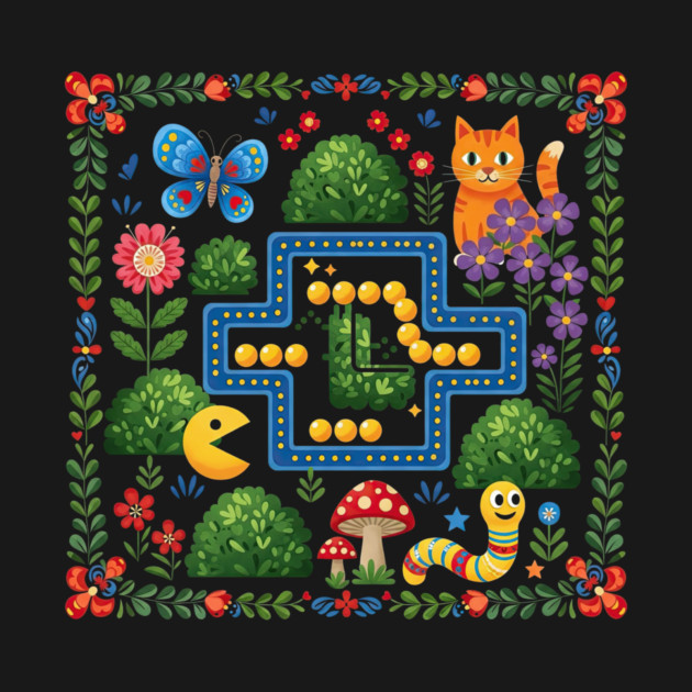 Retro 80s PC games, vintage games 80s tshirt, garden style - Retro ...