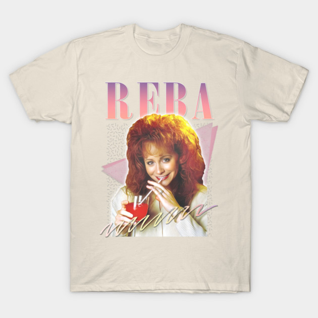 Reba McEntire / Vintage Faded 80s Style Fan Design - Reba - T-Shirt ...