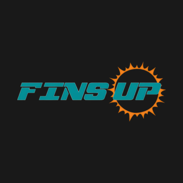Fins Up Miami Dolphins American Football - wild heart studio #122 ...