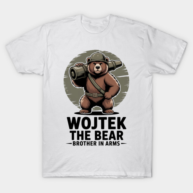 Wojtek The Bear Soldier History - Wojtek - T-Shirt | TeePublic
