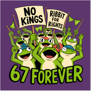 No Kings Just 67 Forever Posters and Art Prints for Sale | TeePublic