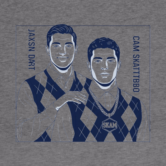 Jaxson Dart & Cam Skattebo Family Portrait - Jaxson Dart - Hoodie ...
