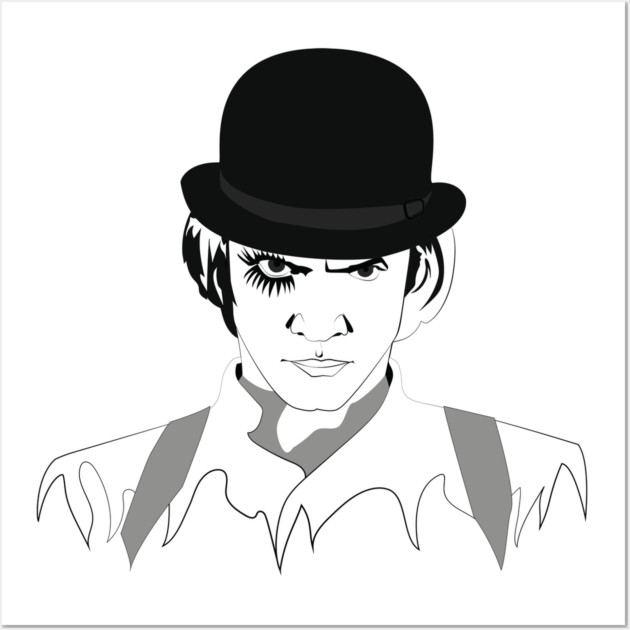 a clockwork orange drawing