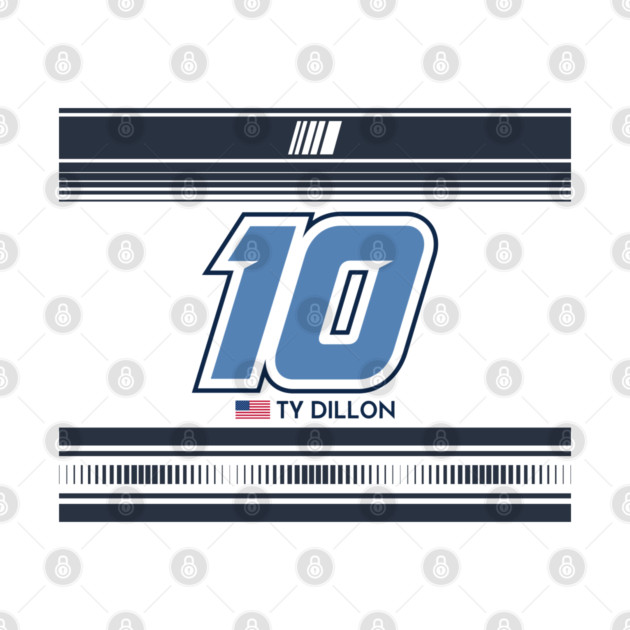 Ty Dillon #10 2025 NASCAR Design - Ty Dillon - T-Shirt | TeePublic